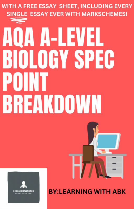AQA A-Level Biology Spec Breakdown + 20 Essay Titles – Learning with BK